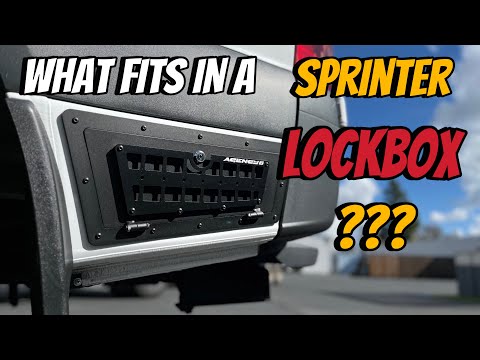 144 Wheelbase Sprinter Lock Box – Secure Storage | Agency 6 - Agency6.com