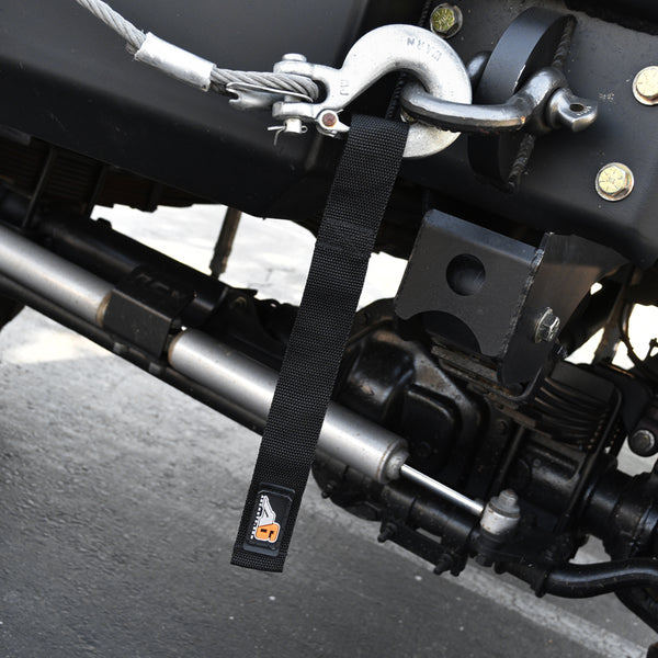 A6™ WINCH HOOK Pull Strap - 1.5 inch wide - Agency6.com